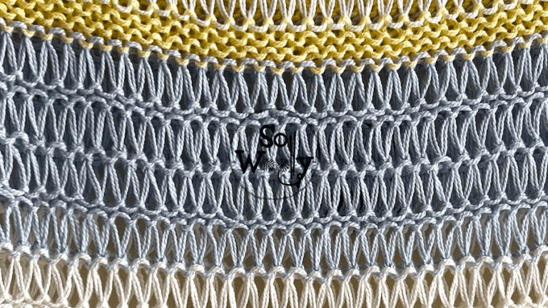 How to Knit the Openwork Garter Stitch (2 patterns + video)