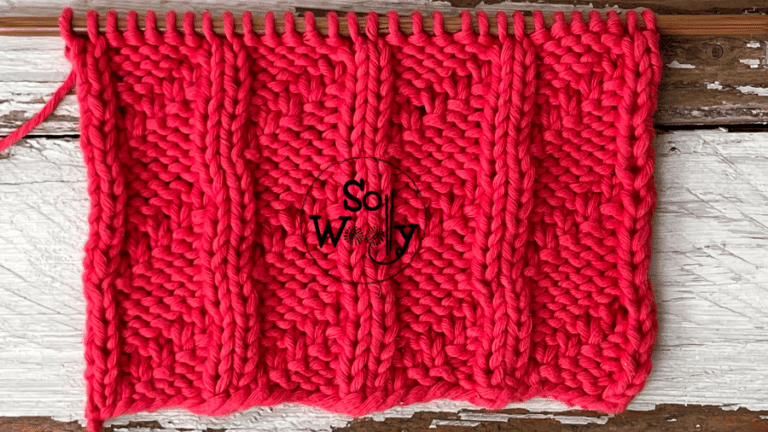 How to Knit the Easy Mock Cables Stitch Pattern + Video