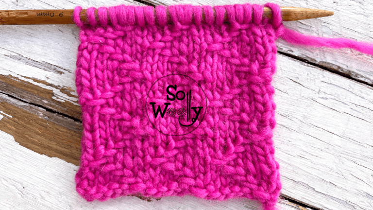 How to Knit the Woven ZigZag Stitch Pattern + Video