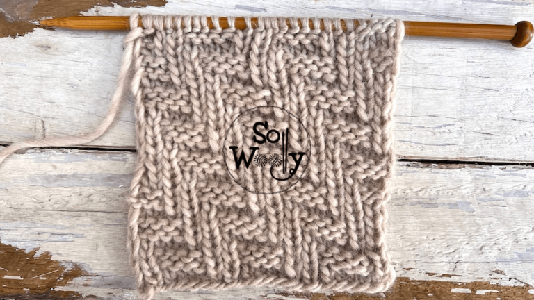 How to Knit the Reversible ZigZag Stitch (super cozy +Video)