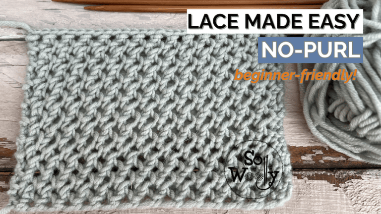 So Woolly knitting patterns for beginners