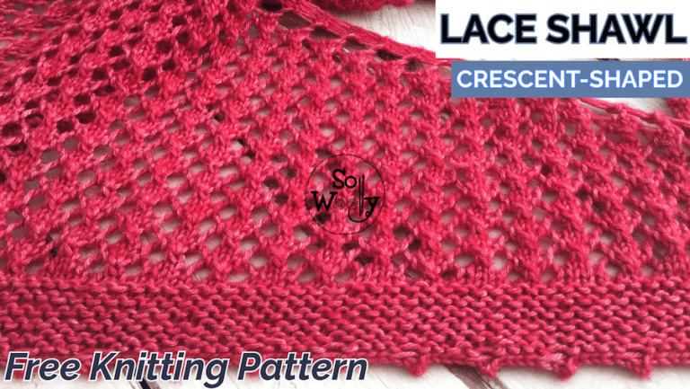 Knit a Lace Shawl with this Free Pattern + Video Tutorial