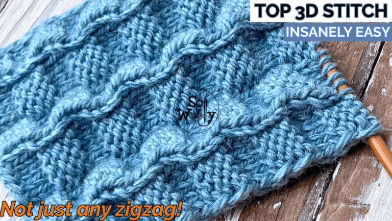 3D knitting pattern | So Woolly